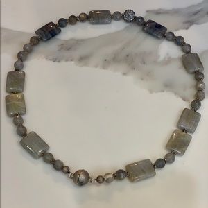 Jewelry | Unique Gray Beaded Necklace | Poshmark